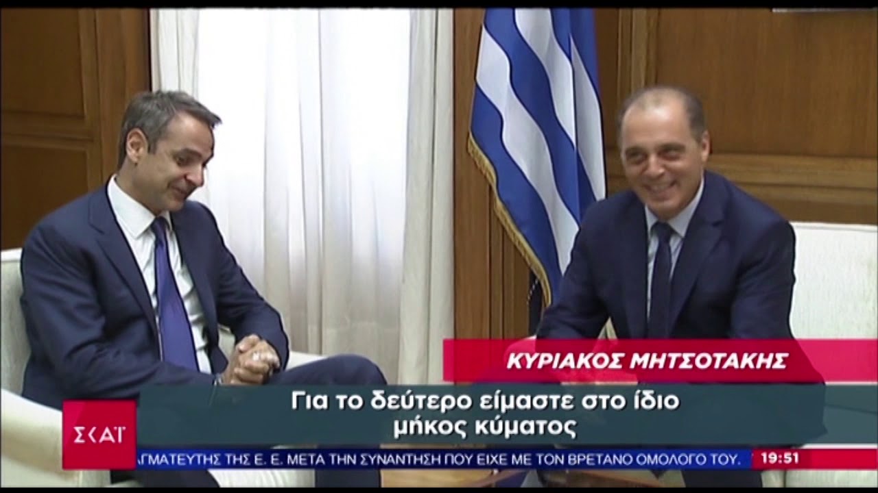 Μητσοτάκης με Βελόπουλο - YouTube