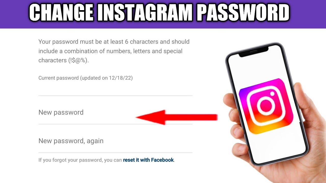 HOW TO CHANGE INSTAGRAM PASSWORD - INSTAGRAM PASSWORD RESET - YouTube