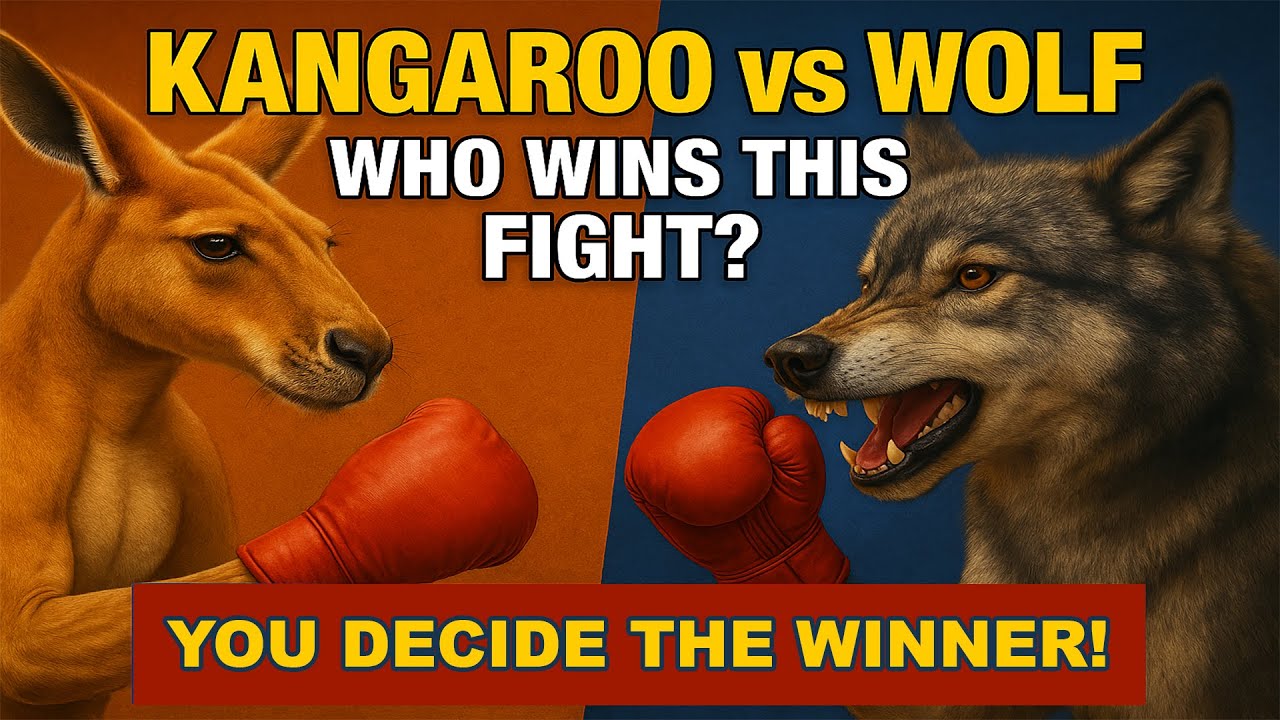 Wolf vs Kangaroo Ultimate Animal Showdown| Who Wins When Bounce Meets ...