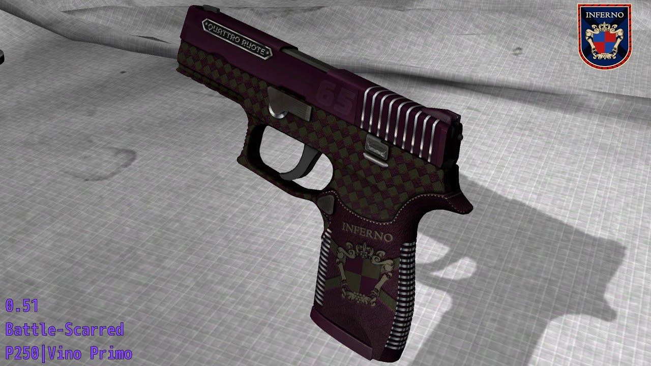 P250 Vino Primo - Skin Wear Preview - YouTube