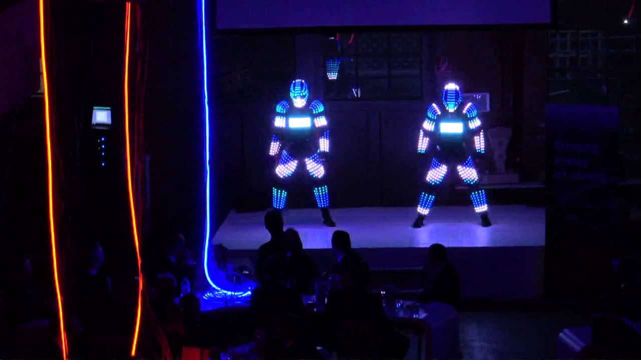EVIL RIDERS - LED ROBOT DANCE SHOW - www.future-performance.net - YouTube
