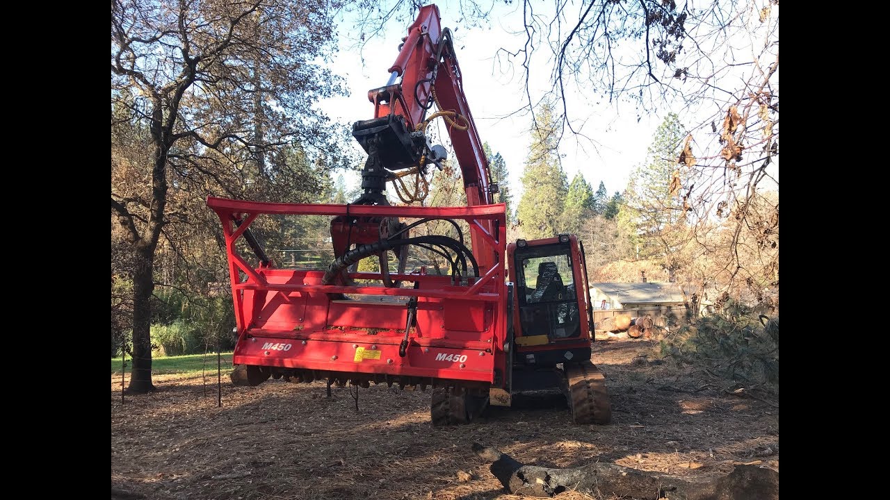 AHWI 450 MULCHER ON KUBOTA 080-3 can it handle it??? - YouTube