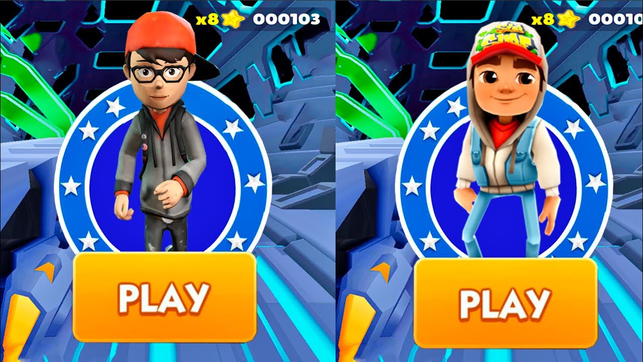 Subway Run World Tour Nick vs Subway Surfers Nick Gameplay - YouTube