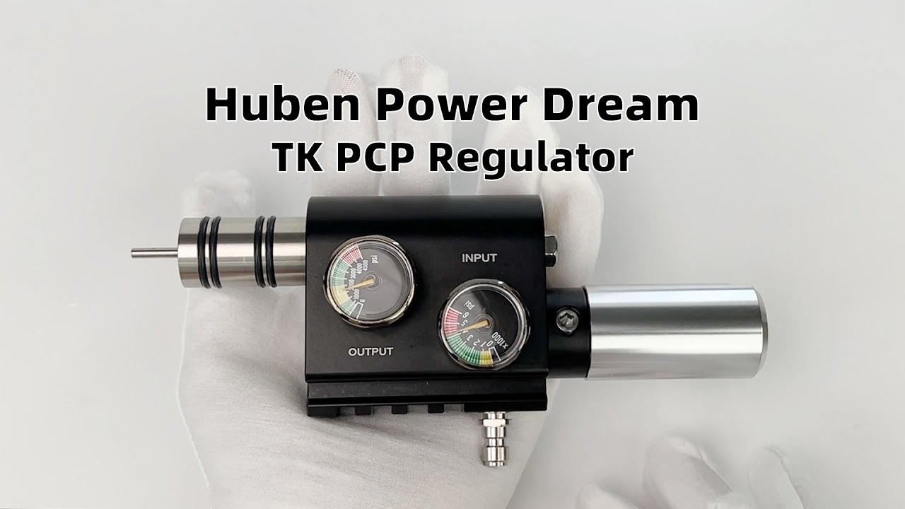 Huben Power Dream-TK PCP Regulator 4500psi Adapter HP Airgun Regulator ...