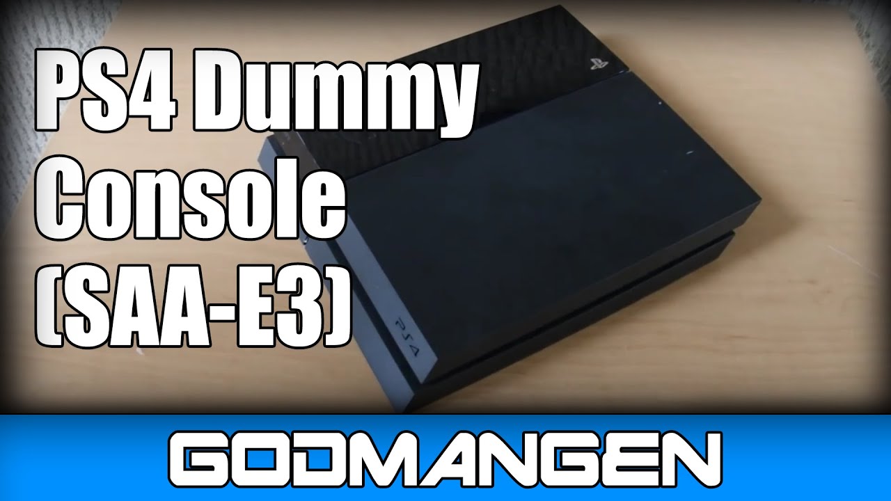 PS4 Dummy Console (SAA-E3) - YouTube
