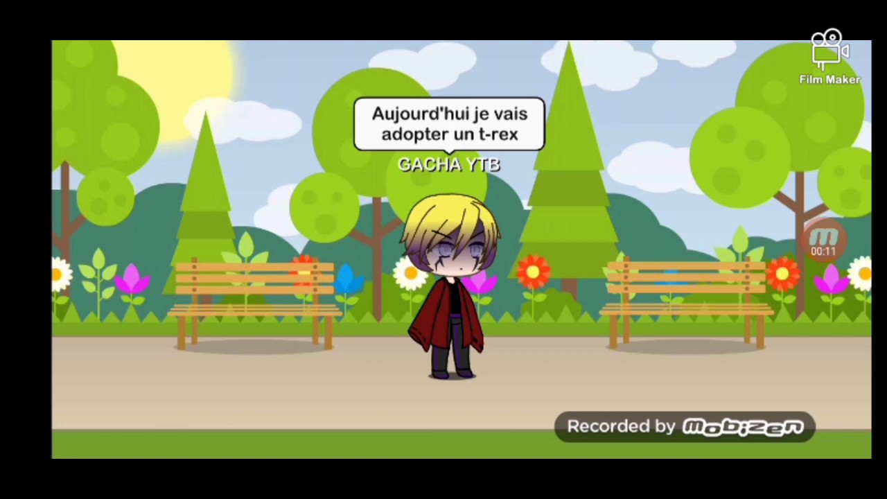J'ADOPTE UN T-REX DANS GACHA LIFE! - YouTube