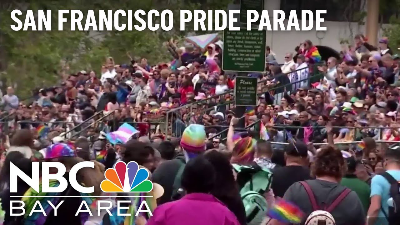 San Francisco Pride Parade draws a crowd of hundreds of thousands - YouTube