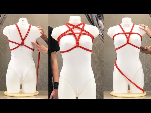 Pentagram Chest Harness Step by Step Tutorial with Bondage Rope | Pulse and Cocktails