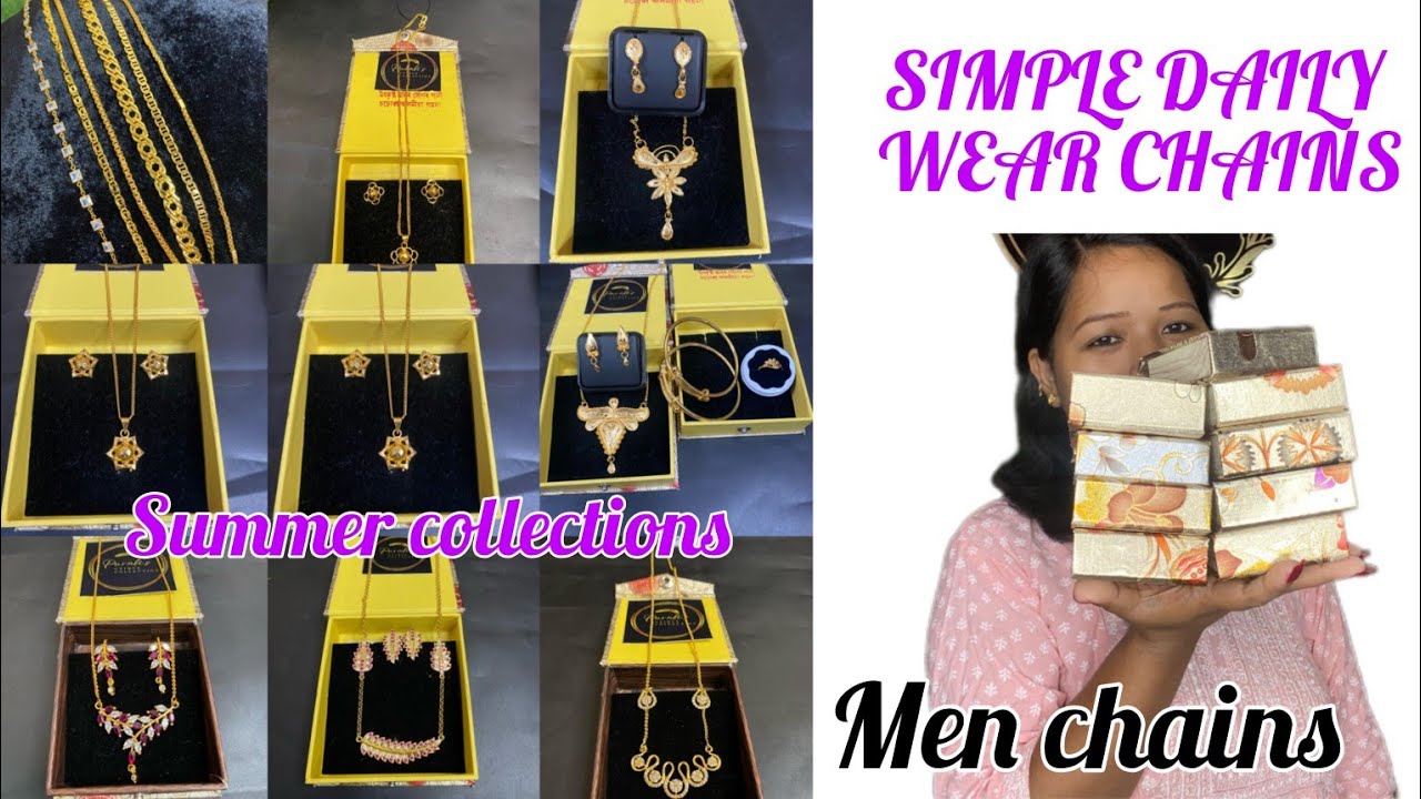 Daily Wear chains for men & women - YouTube