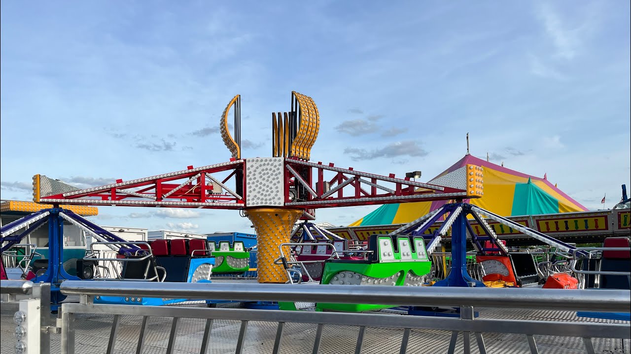 Twister Off Ride POV at the 2024 Fort Steuben Mall Carnival - YouTube