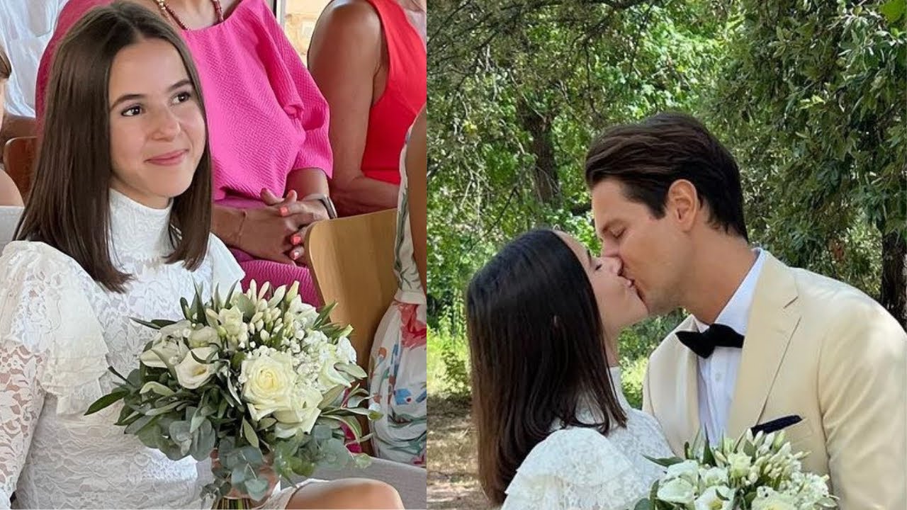 Marina Kaye mariée : la chanteuse sublime avec Gregory Llorens - YouTube