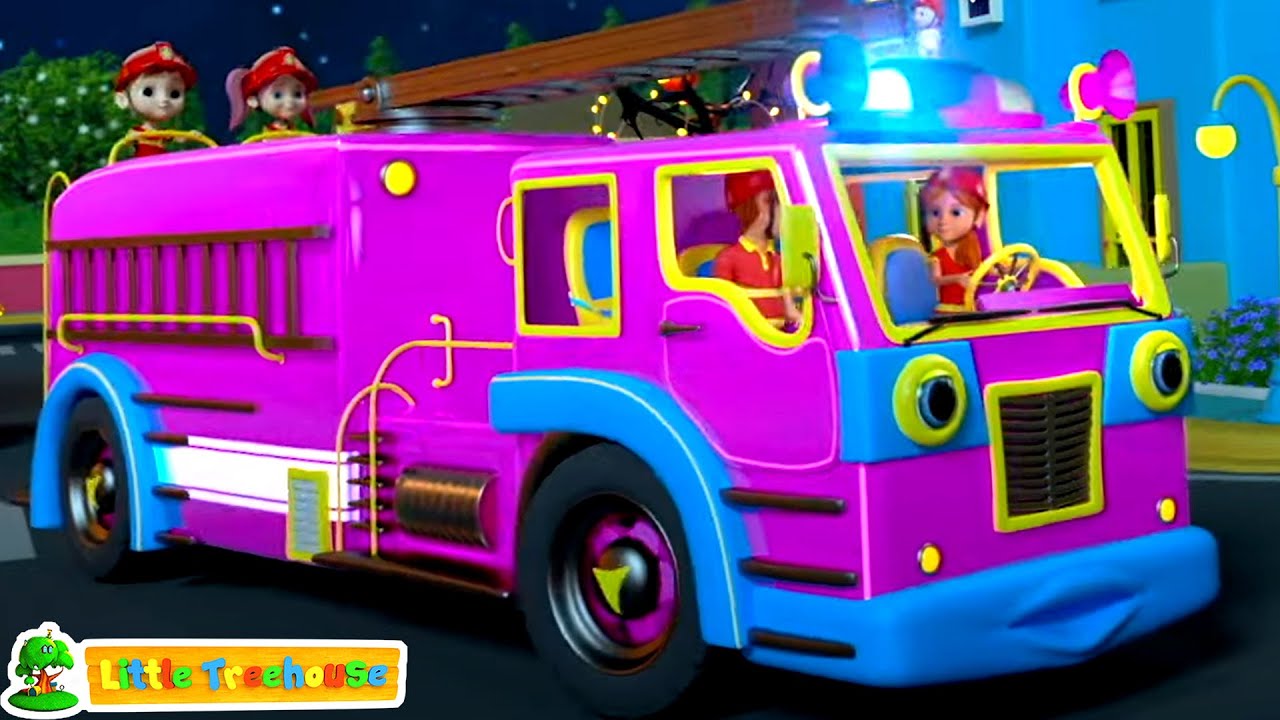 Halloween Wheels On The Fire Truck + More Nursery Rhymes And Spooky ...