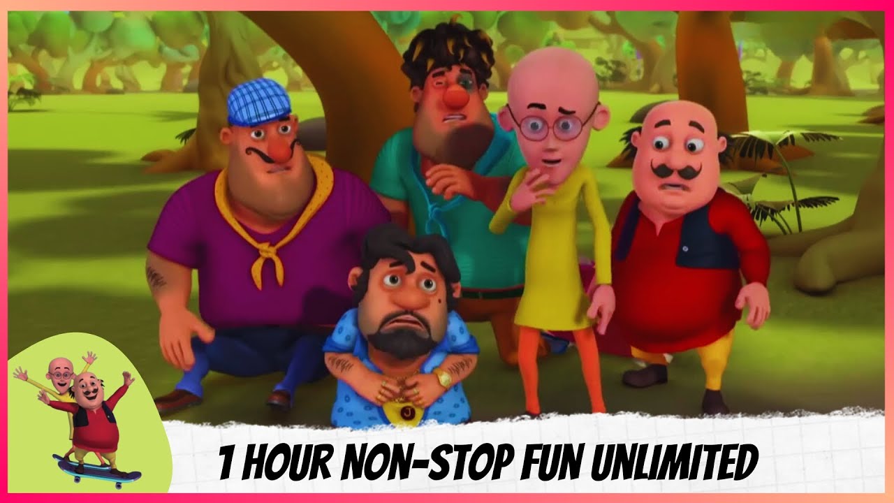 1 Hour Non-Stop Fun Unlimited | Motu Patlu | मोटू पतलू - YouTube