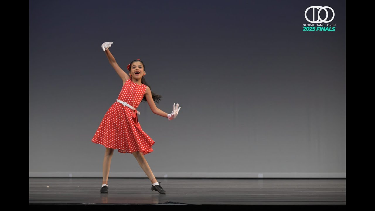 Global Dance Open (GDO) Finals 2025, Birmingham, UK. Junior Solo-Musical Theatre. 'HairSpray ...