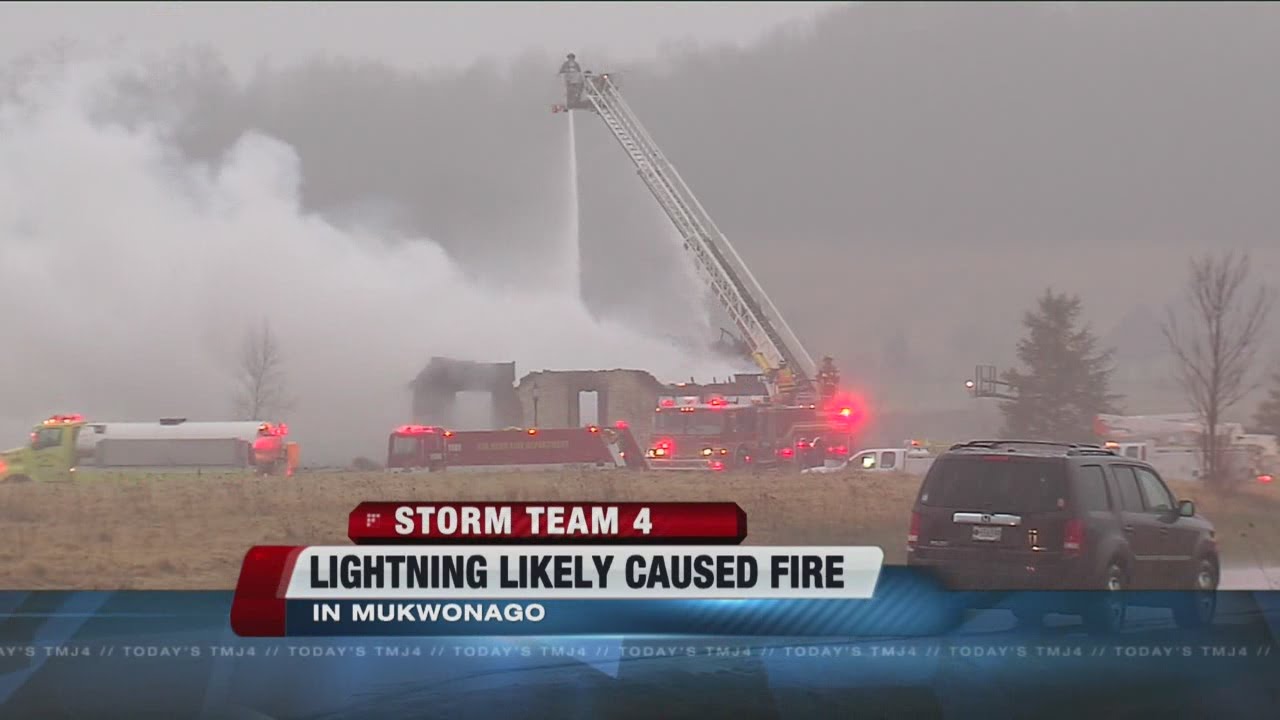 Two fires likely caused by lightning strikes - YouTube