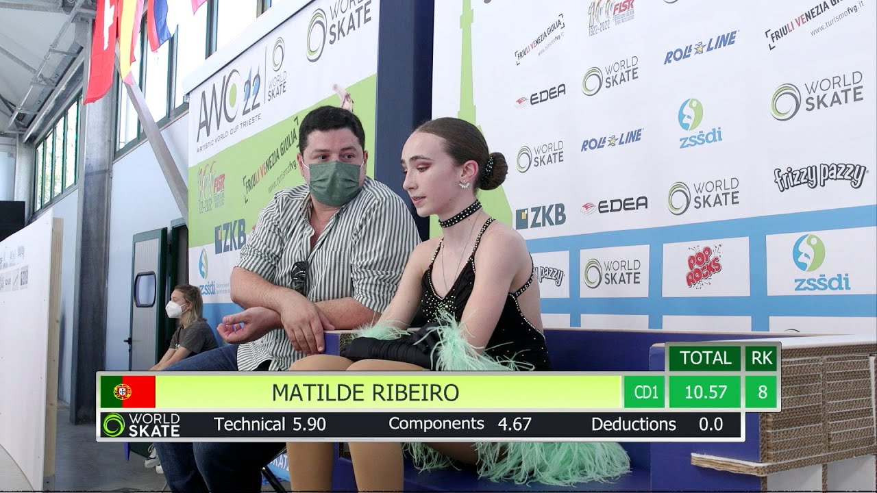 AWC22 - Matilde Ribeiro - Solo: Compulsory CD1 (17.05.2022) - YouTube