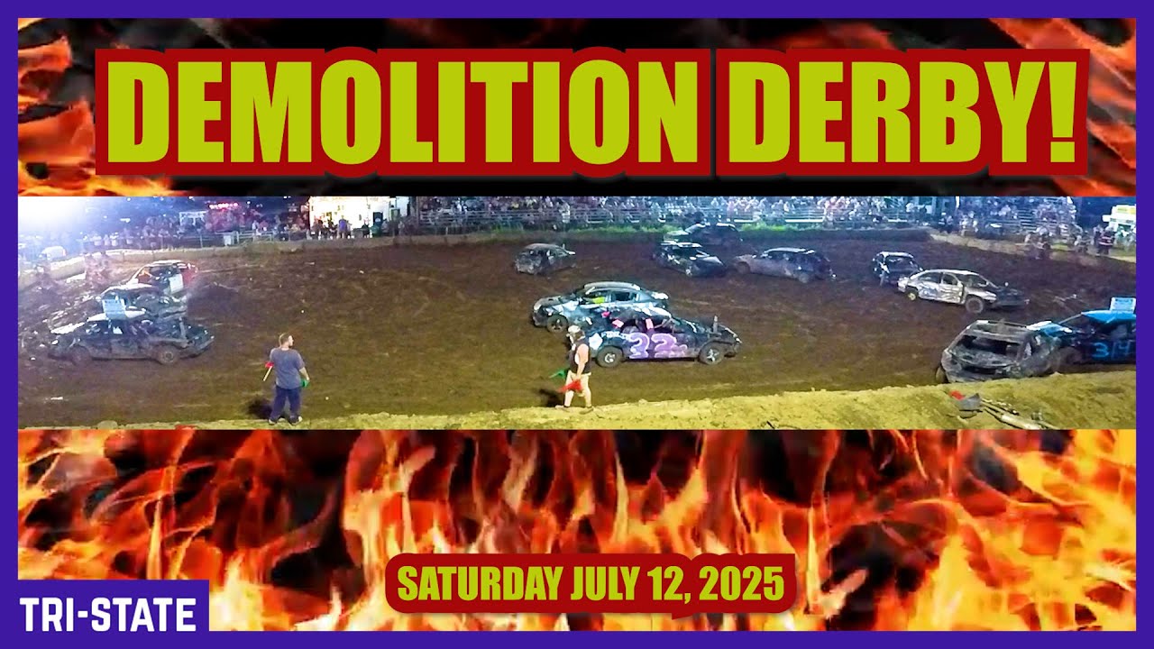 Demolition Derby Saturday Night! - YouTube
