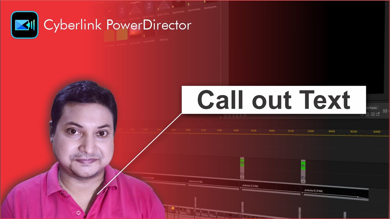 Callout Text animation in powerdirector. - YouTube
