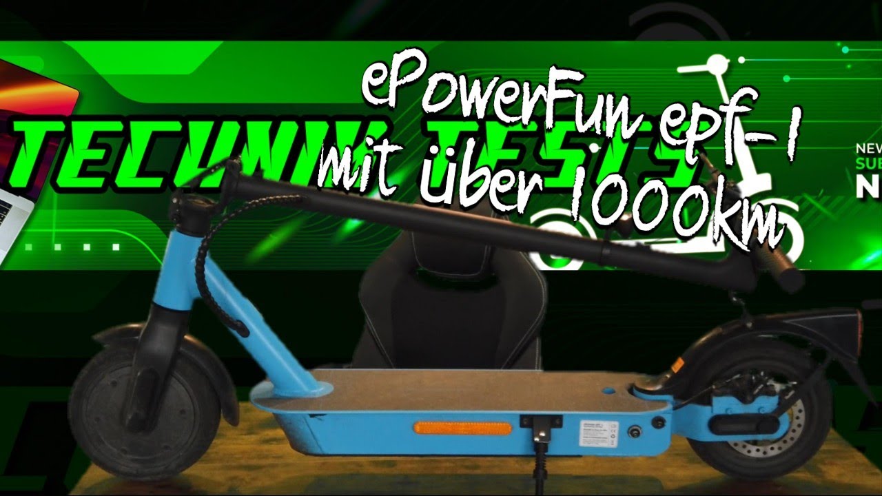 ePowerFun ePF-1 Blue nach über 1000km! Wie sieht er aus? Hat er schäden ...