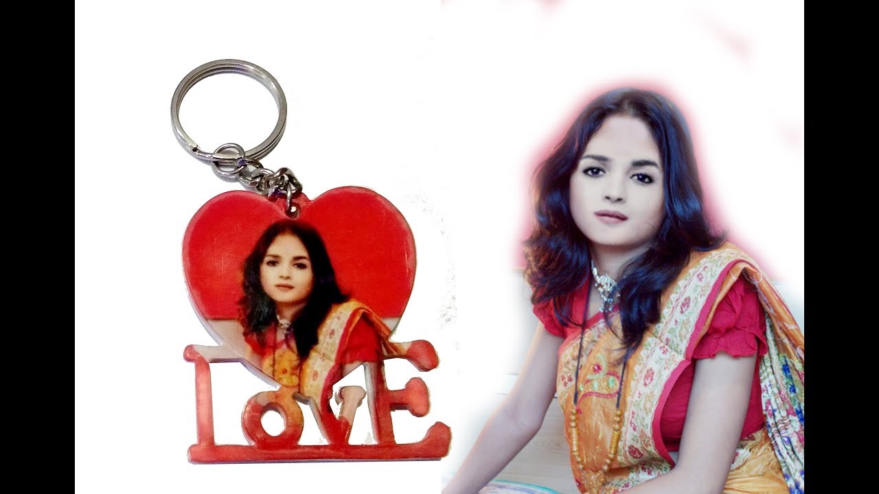 How to Print Your Photo on Key Chain at Home - Using Electric Iron ...