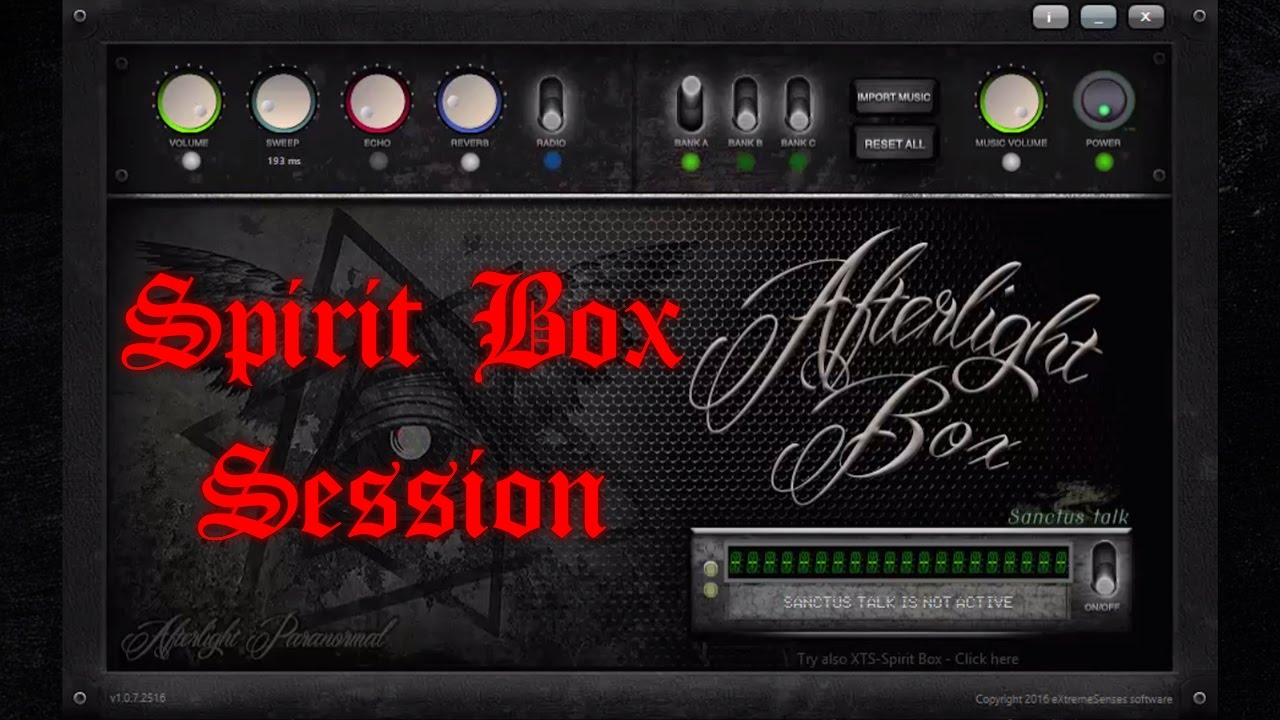 Afterlight Box | Morning Spirit Box Session | Real Paranormal Activity ...