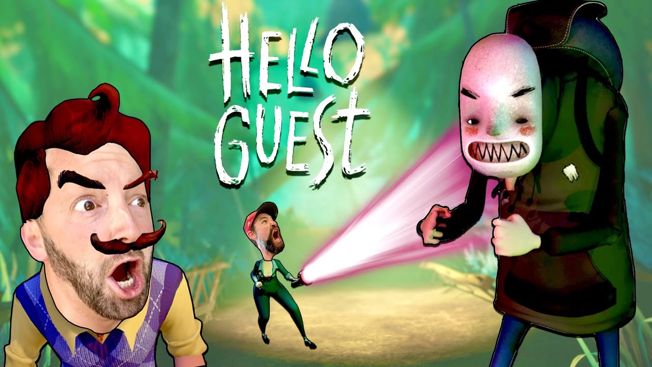 WHAT THE HECK IS THIS?! / Hello Guest ( A New Hello Neighbor) - YouTube