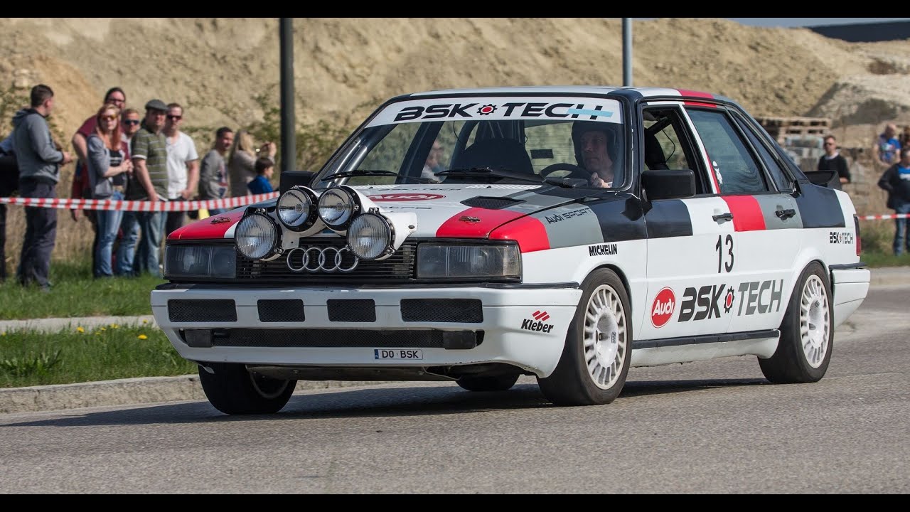Audi 90 Quattro Rallye - Ziegenrück 2019 - YouTube