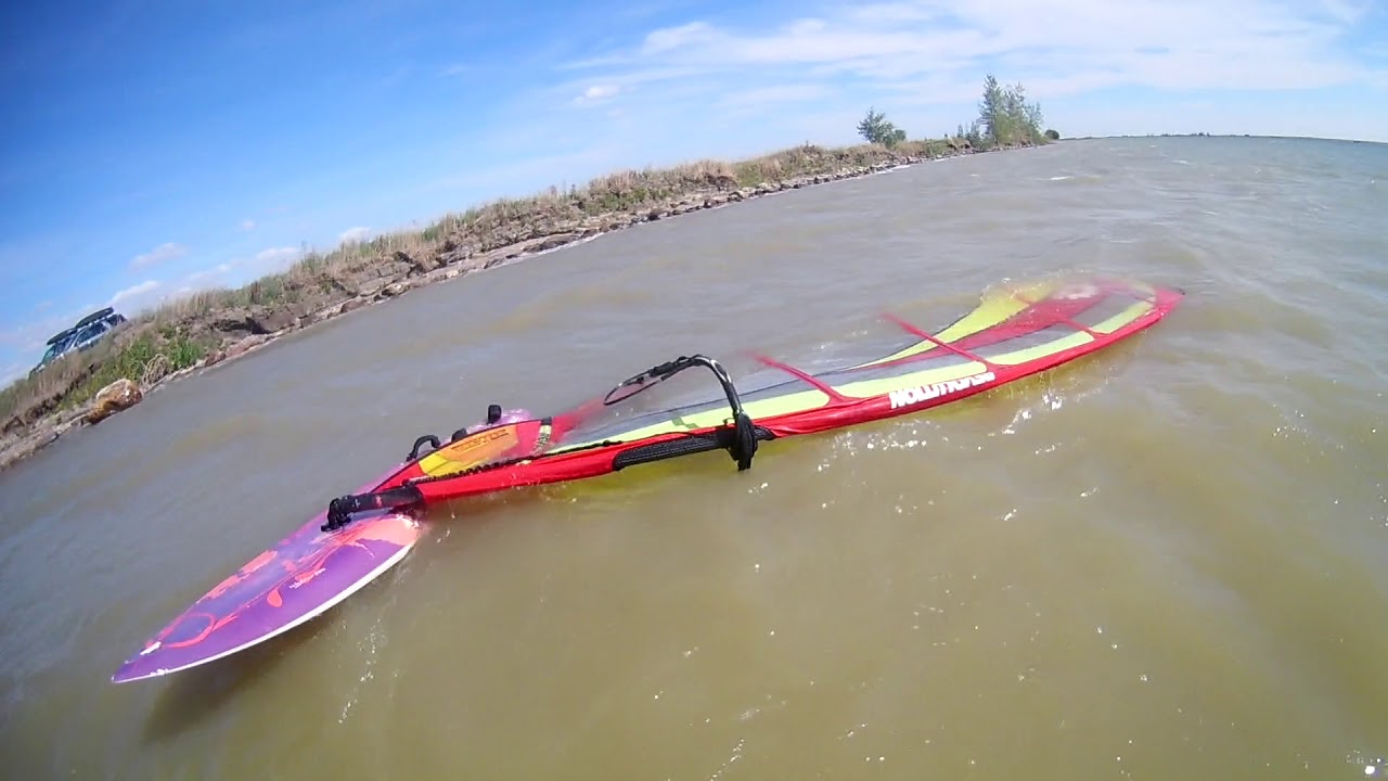 Windsurfing Keho Lake, long version - YouTube