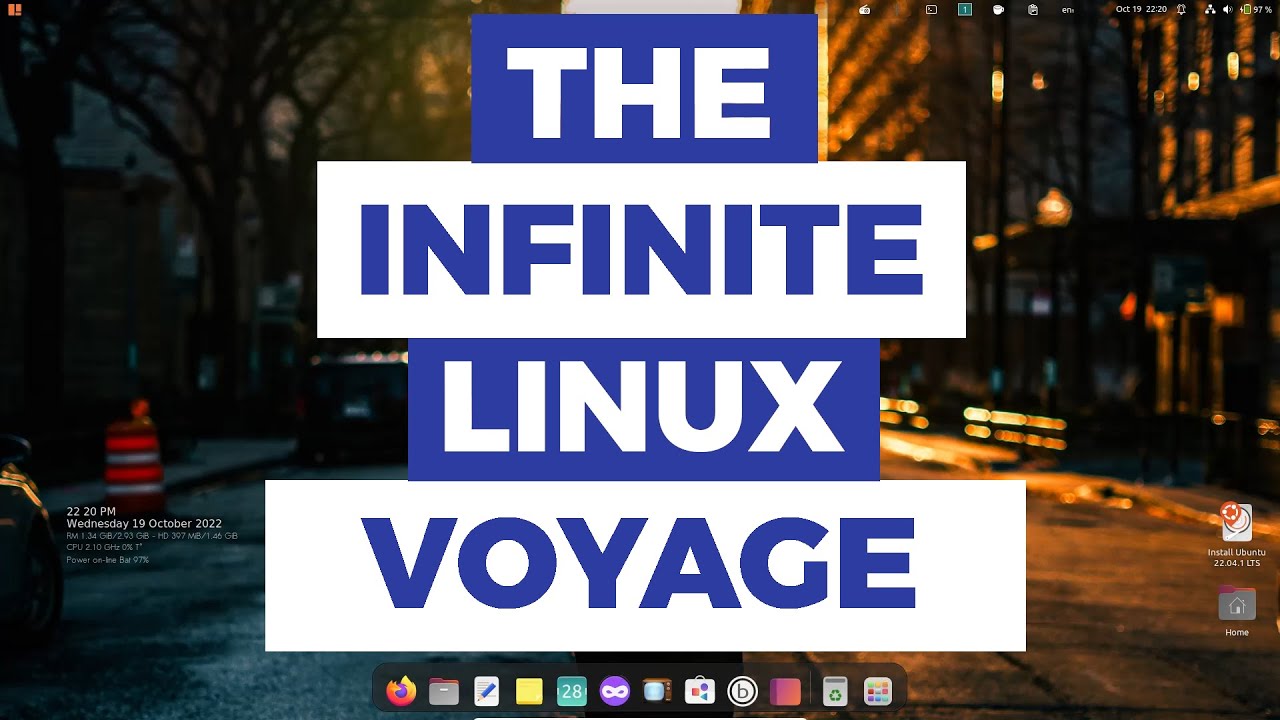 Voyager OS - An Infinite Adventure In Linux - YouTube