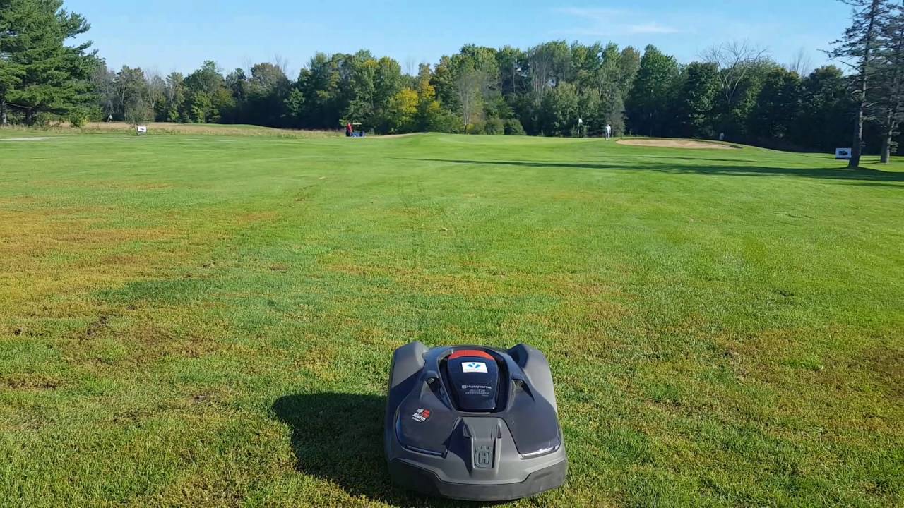 AutoMower at Golf Course - YouTube