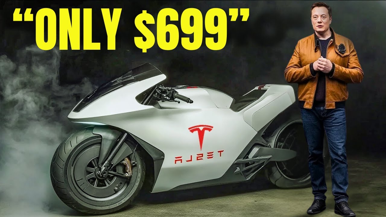 Elon Musk's Tesla Electric Motorcycle Is FINALLY Here! - YouTube