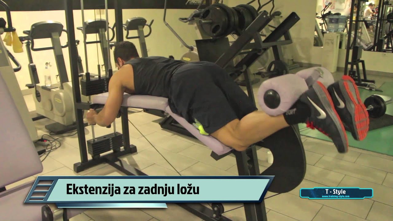 Ekstenzija za zadnju lozu - www.training-style.com - YouTube