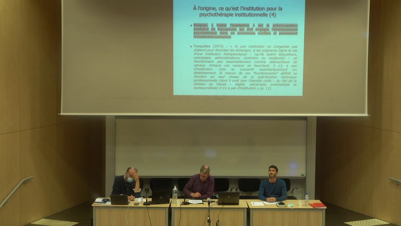 Séminaire "Le concept d'institution" (6) : "Fernand Oury et Aïda ...