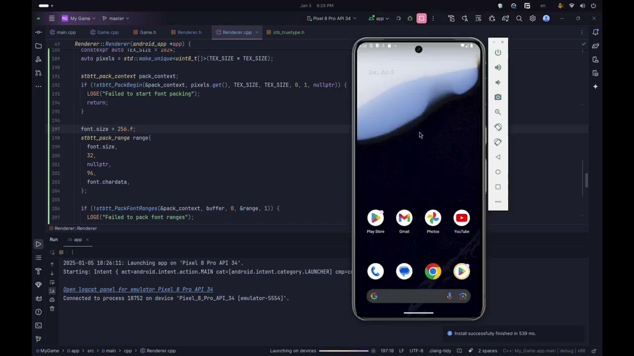 Text Rendering Part 1 | Android Gamedev #10 - YouTube