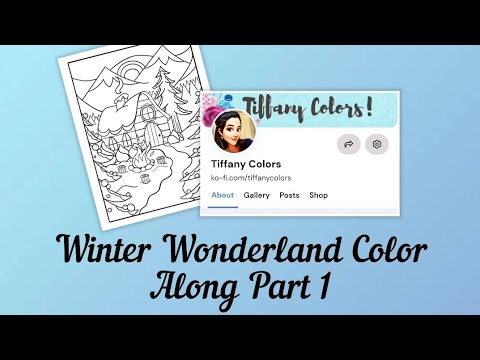 "Winter Wonderland" Color Along Part 1 - YouTube
