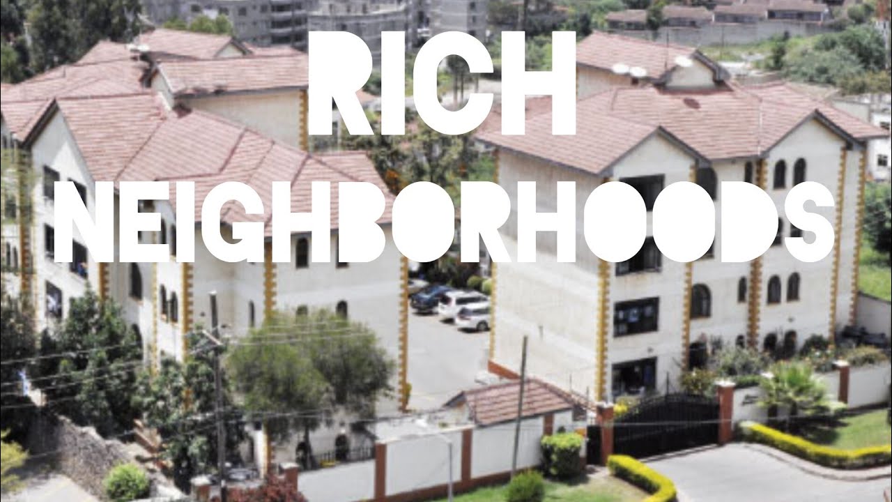 INSIDE THE RICH NEIGHBOURHOODs OF NAIROBI🇰🇪🇰🇪 - YouTube