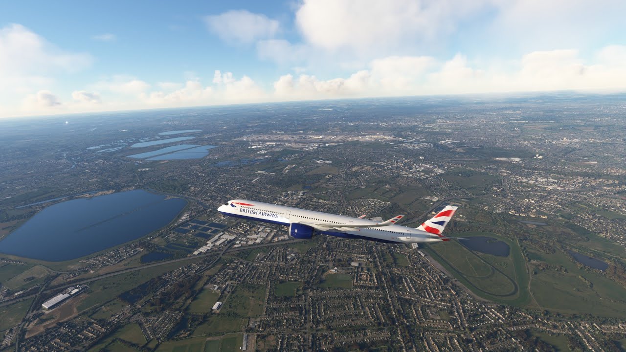 Inibuilds A350 FBW Rudder - approach handling - YouTube