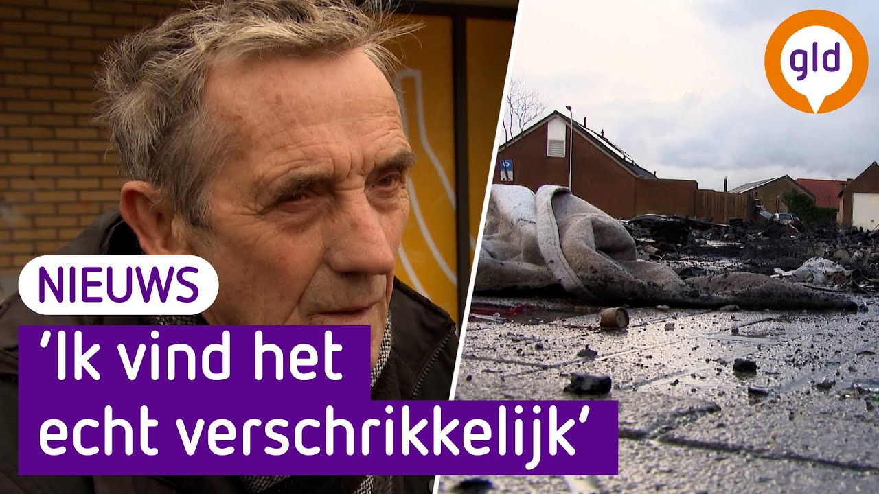 Een grote puinhoop in Hedel na jaarwisseling - YouTube