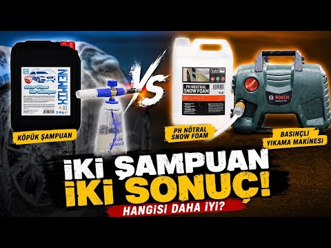 Valet pro, newmix snow foam şampuanları MJJC köpük atma aparatı ve Bosch easy aquatak 120 ile yıkama