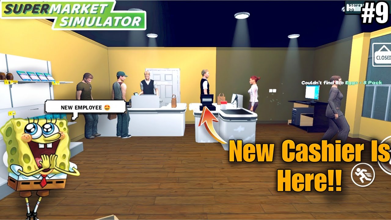 I'm HIRING a New Cashier in Supermarket Simulator! | Supermarket ...