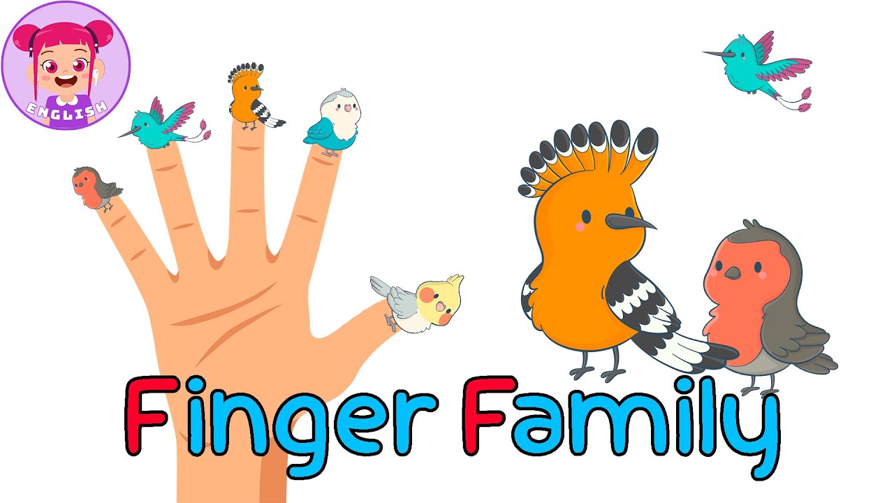 Cute Birds Finger Family | Kids Songs | Nursery Rhymes |RoseRyhmes ...