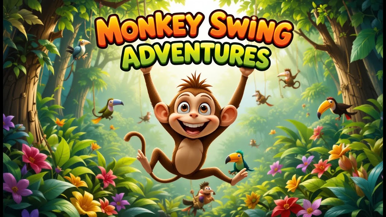 Monkey Swing Adventures.🎵🐒 Adventure Monkey - YouTube