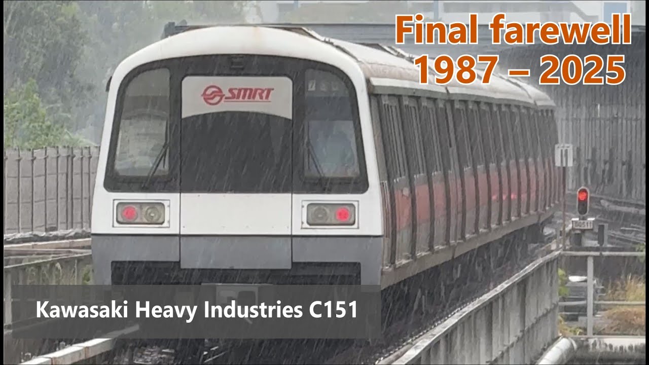 [SMRT] Farewell KHI C151 trains! 🫡 - YouTube