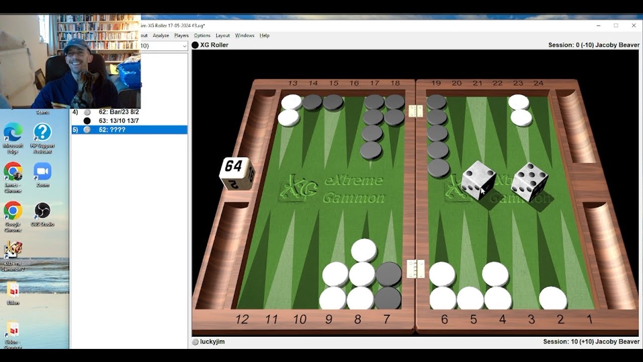 Backgammon with Geoffrey - YouTube