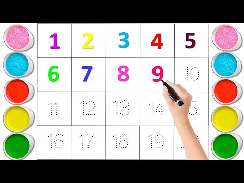1 to 20 counting, count to 100, 12345, phonics song, 1 se 100 Tak ginti, alphabet ABCD song ...