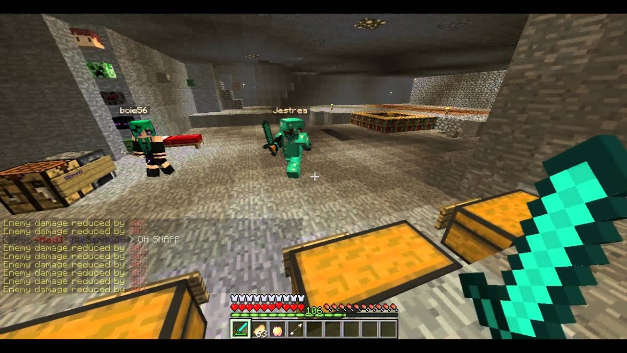 Minecraft PvP Montage #1 (My very first) - YouTube