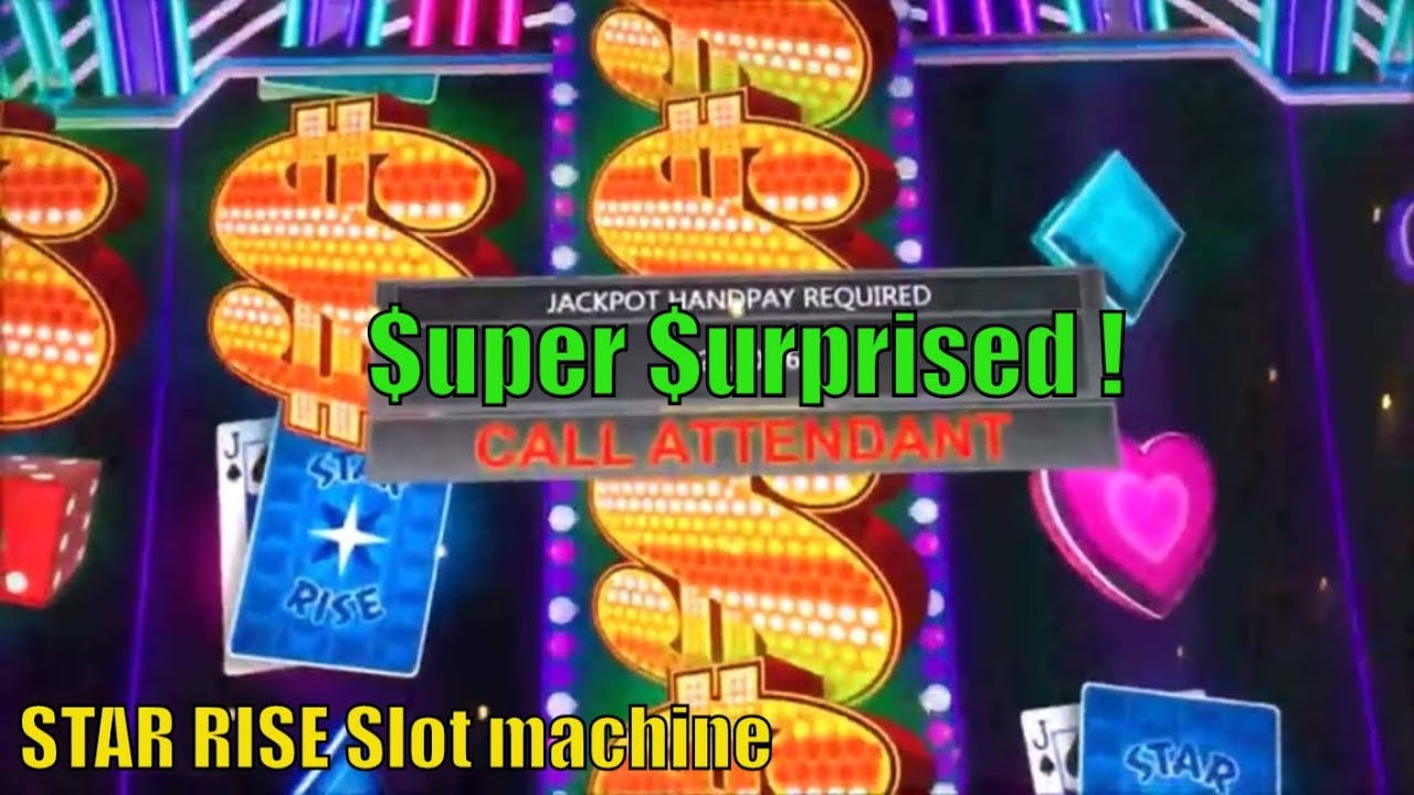 ★WTF ? JACKPOT!! HAND PAY $$$★STAR RISE (IGT) Slot machine ☆Wonder 4 ...