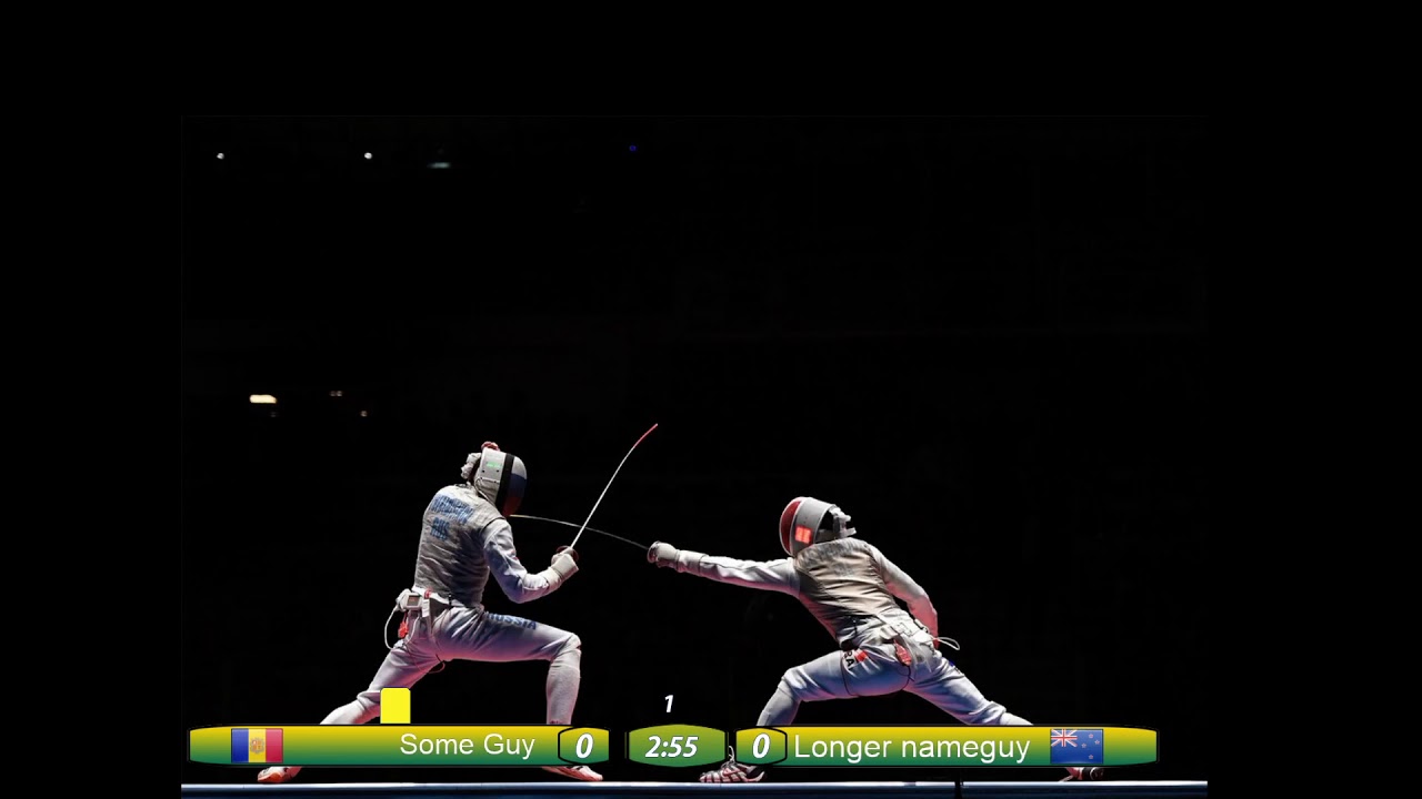 Beta. Fencing Live Streaming Tool Test. - YouTube