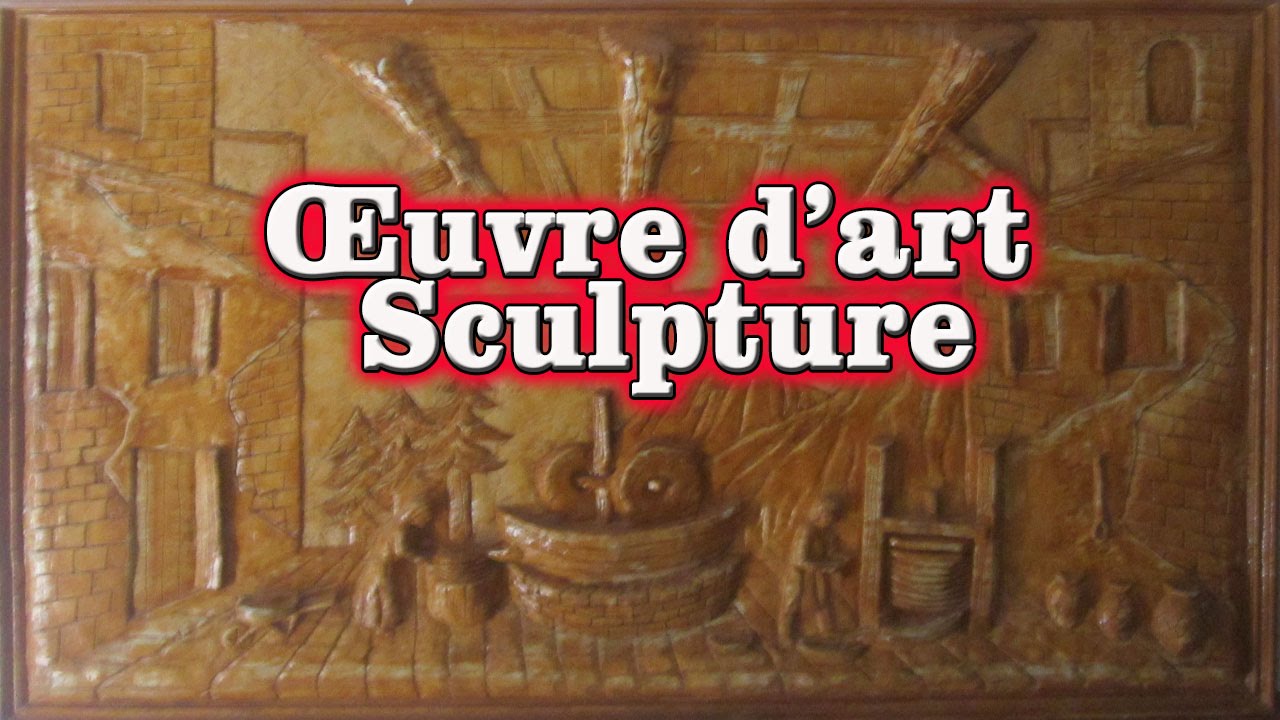 Tableau sculpté huilerie traditionnelle Kabyle. - YouTube