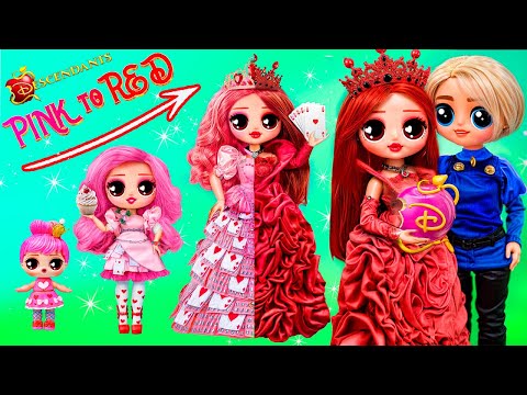 Queen of Hearts Growing Up / Descendants Dolls / 35 DIYs for LOL OMG
